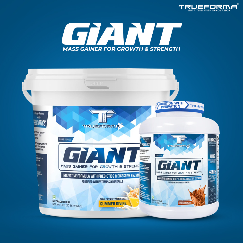 Trueforma® Giant Mass Gainer For Growth & Strength - TFN Health
