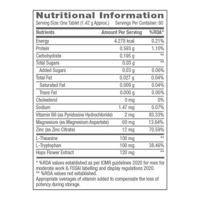 GNC Pro Performance Zinc Magnesium Amino (ZMA) Complex 60 Tablets - TFN ...